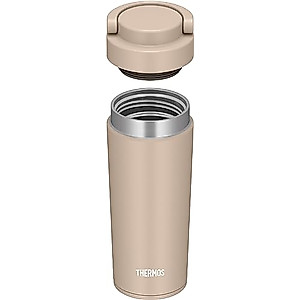 Thermos JOV-420 CL Vacuum Insulated Portable Tumbler with Carry Handle, 14.2 fl oz (420 ml), Cafe Latte