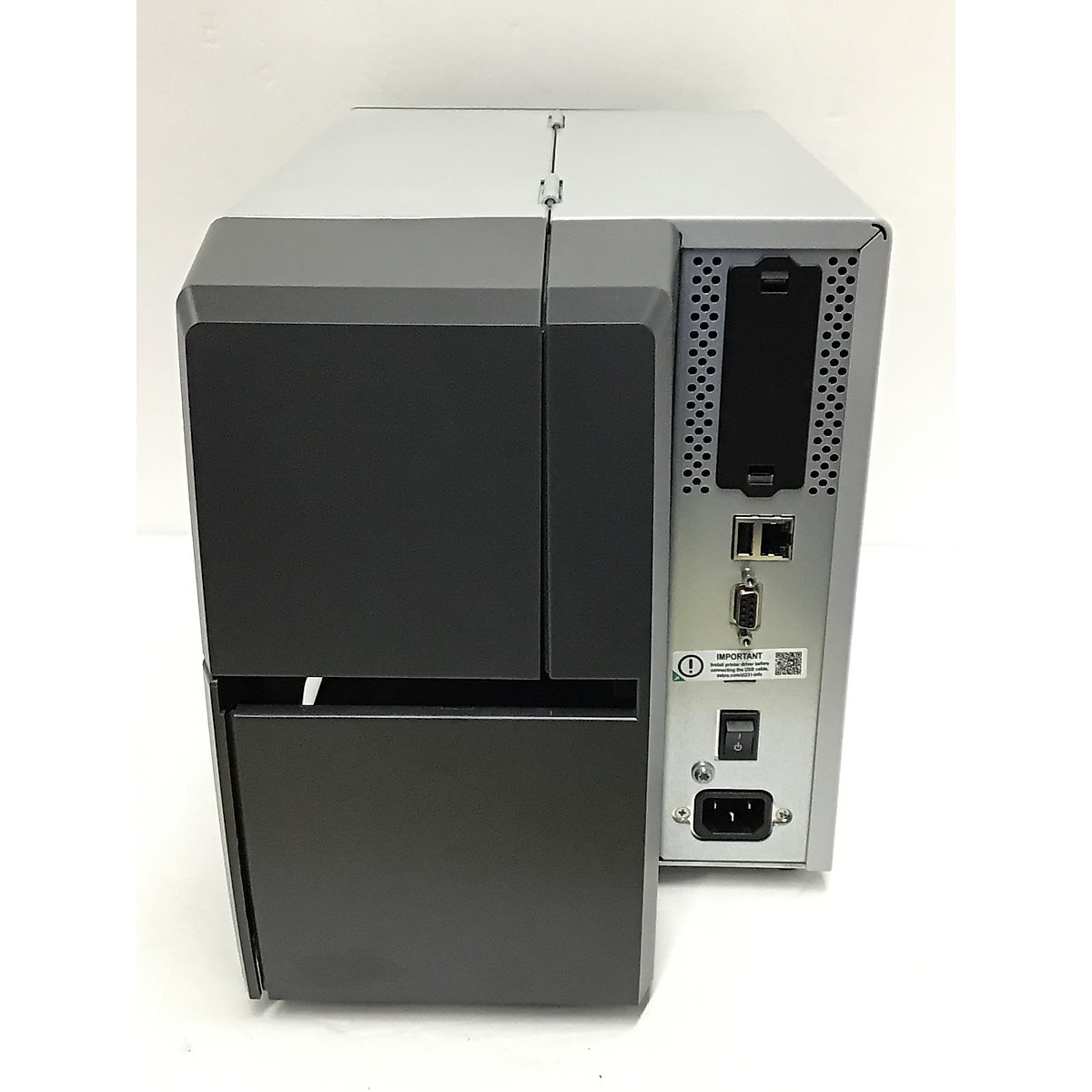 ZEBRA ZT23142-T01000FZ, ZT231 Upgraded Version of ZT230 Thermal Transfer Industrial Printer, 203 dpi Print Width 4 in Ethernet Bluetooth Serial USB, Includes: Touch Display, Tear Bar