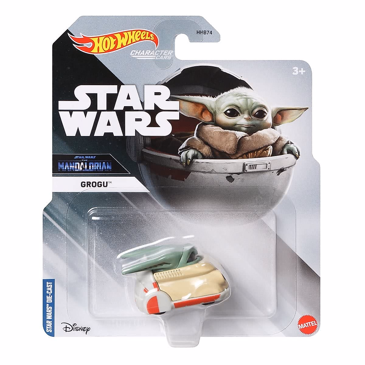 Hot Wheels Star Wars The Child 1:64 Scale Character Car, Collectible Gift for Fans 3 Years Old & Up