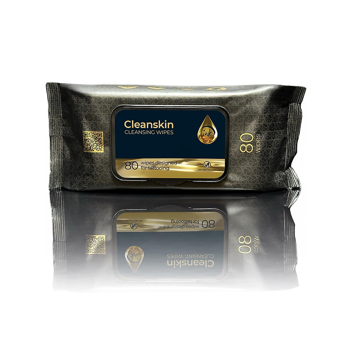 CleanSkin 80-Count Cleansing Green Soap for Tattooing, Microblading Supplies, Alcohol-free, Fragrance-free, Lint-free, Natural Ingredients, All-in-one Solution for Tattoo Aftercare