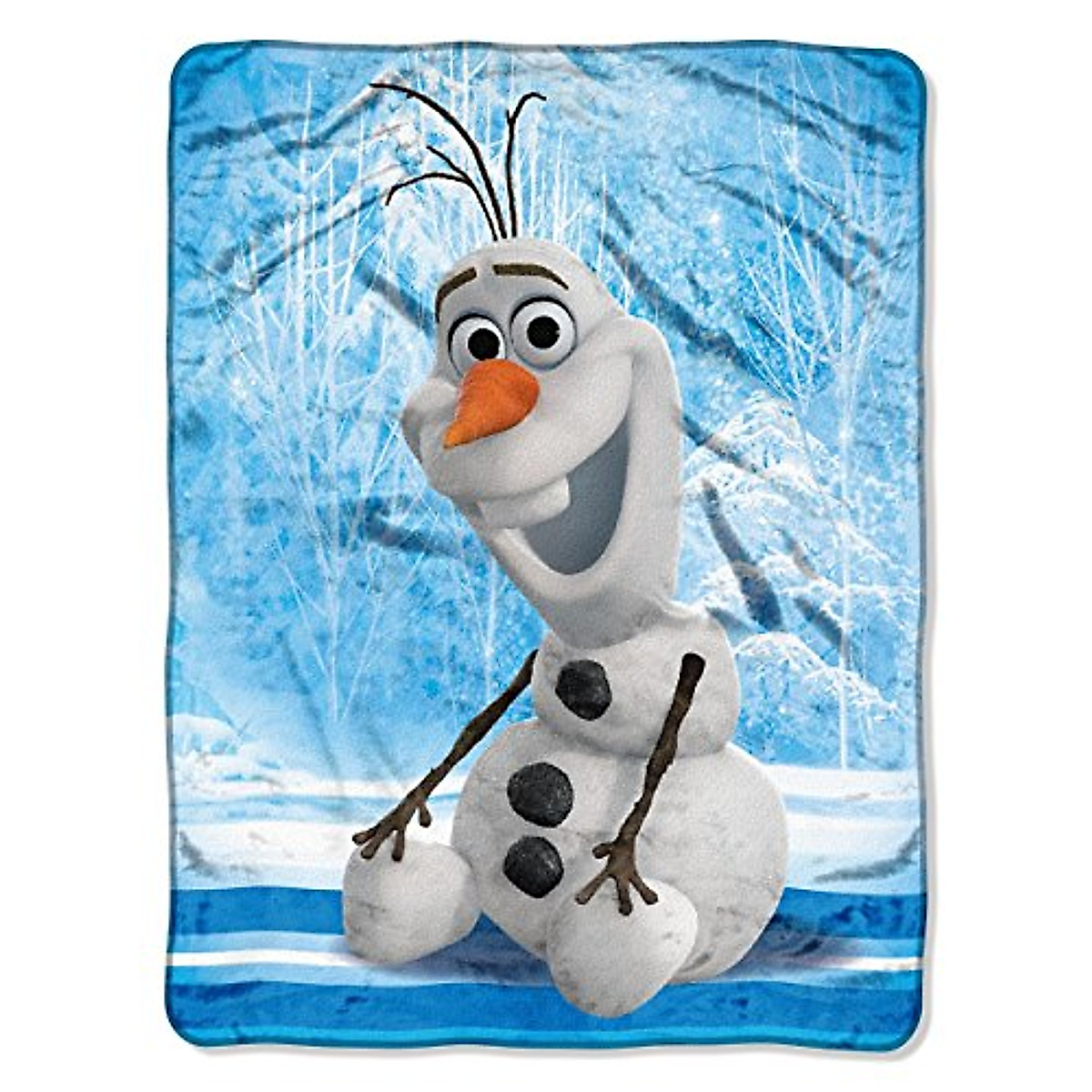 Disney's Frozen, "Chills and Thrills" Micro Raschel Throw Blanket, 46" x 60", Multi Color