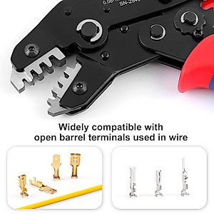 Knoweasy JST Crimper and Molex Crimper Compatible with JST, Dupont, Molex terminals - Precision JST Crimp Tool