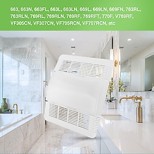 85315000 bathroom fan light cover |Nutone bathroom fan cover Replacement Broan-Nutone 663, 663N, 663FL, 663L, 663LN, 669L, 669LN, 669FN, 763RL, 763RLN, 769RL, 769RLN, 769RF