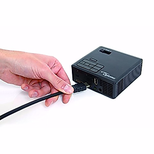 Optoma ML550 WXGA 500 Lumen 3D Ready Portable DLP LED Projector with MHL Enabled HDMI Port