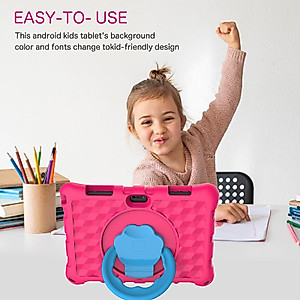 IWEGGO Kids Tablet 10 inch, Android 11 Tablet for Kids, 2GB RAM+32GB ROM, 1280X800 IPS HD Display, Games, Parental Control, 8MP Dual Cameras, Tablets PC with Case, Toddler Tablet for Girls Aged 3-15