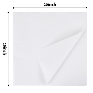 White Tissue Paper Bulk, 20 x 20 Inches Acid-Free Tissue Paper for Gift Bags, Storage, Gift Wrapping, 84 Sheets Art Tissue Paper for Crafts