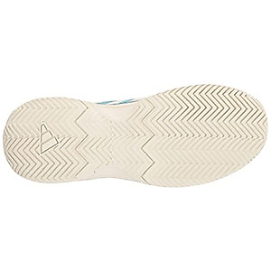 adidas Women's Game Court 2 Sneaker, Light Aqua/Off White/Bright Red, 8.5