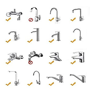 360 Degree Rotating Faucet Movable Kitchen Tap Head Water Saving Nozzle Sprayer 2 Position