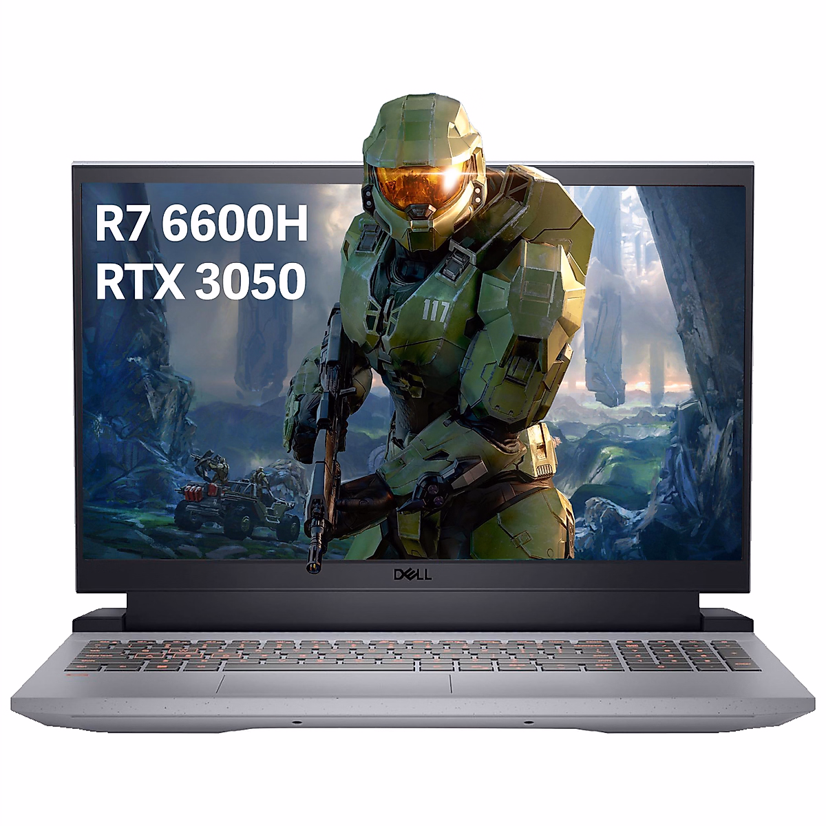 Dell G15 15.6" FHD 120Hz Gaming Laptop, AMD Ryzen 5 6600H, 16GB DDR5 RAM, 1TB PCIe SSD, NVIDIA GeForce RTX 3050, Backlit Keyboard, HD Camera, Win 11 Pro, Gray