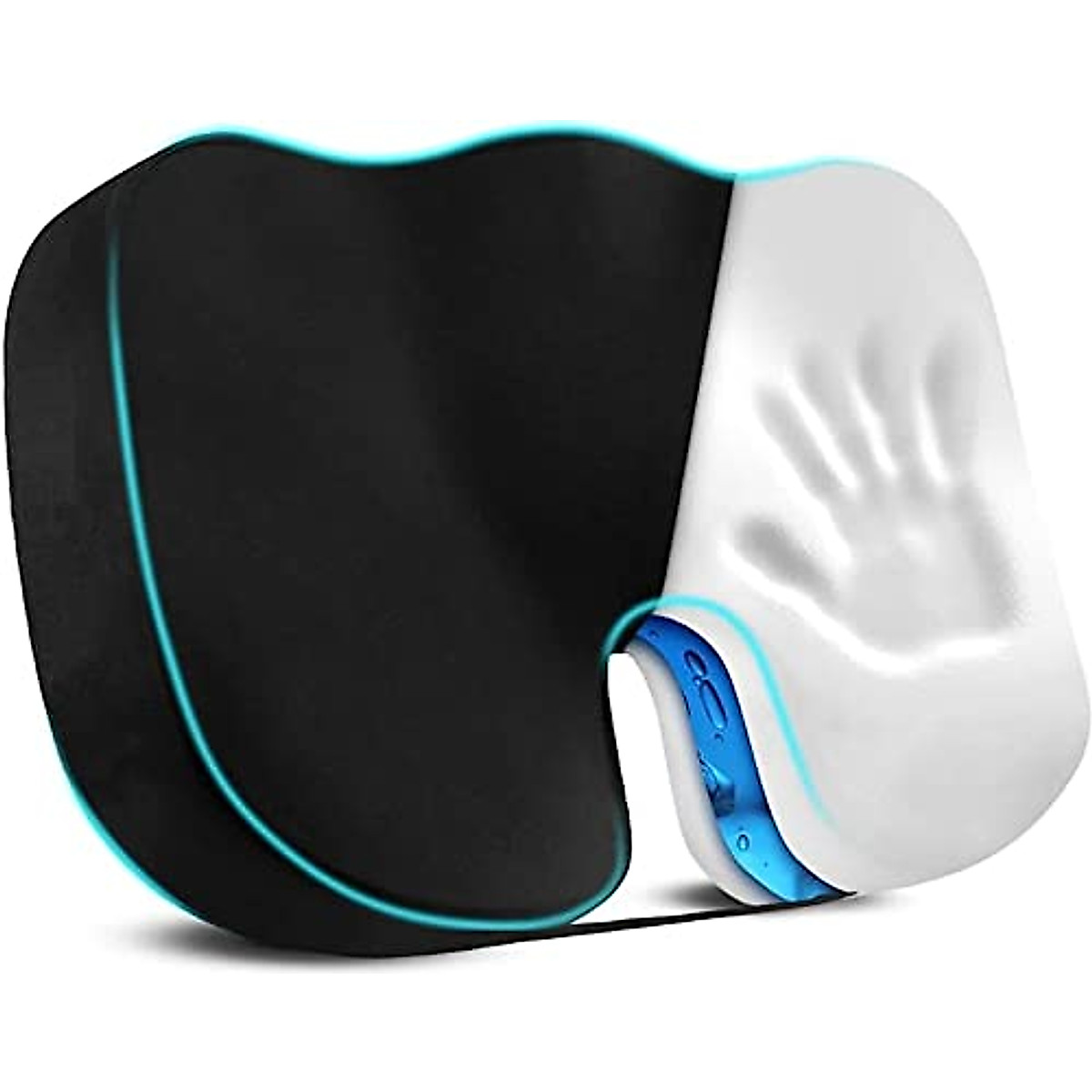 Comfort Cushion for Office Chairs, Memory Foam Comfort seat for All-Day Sitting, Ergonomic Pain Relieve Tailbone pad Pillow Support for Car seat