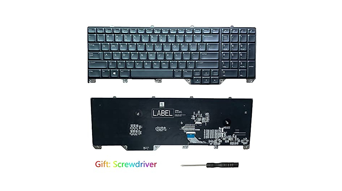 Sierra Blackmon Alienware RGB Keyboard - Backlit US Layout