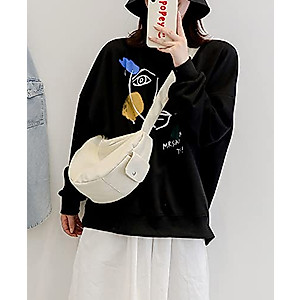 Women Canvas Tote Bags Crossbody Handbag Hobo Purse Top Handle Zipper Bag Office Travel Shopping