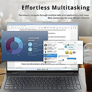 Lenovo Yoga 7i 16" WUXGA 2-in-1 Touchscreen Laptop, Intel Core i5-1335U, 8GB LPDDR5 RAM, 1TB SSD, Backlit Keyboard, Fingerprint Reader, Intel Iris Xe, FHD Webcam, Grey, Win 11, 32GB USB Card