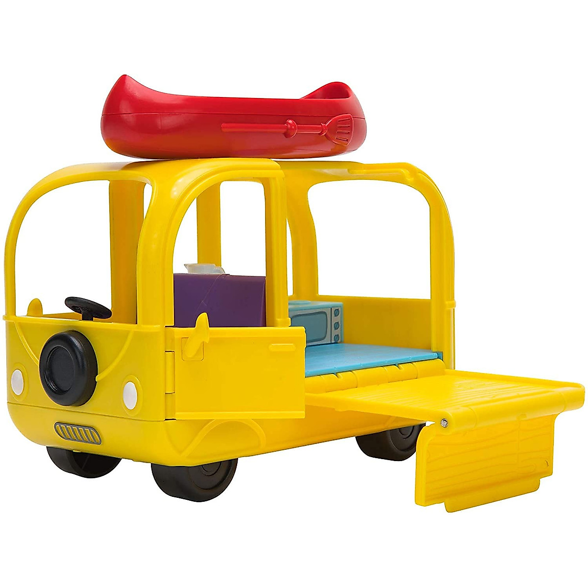 Peppa Pig Pop n’ Playhouse & Play n’ Go Campervan Combo Pack Playset, 15 Pieces - Includes 4 Character Toy Figures Plus Accessories - Toy Gift for Kids - Ages 2+