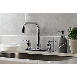 Kingston Brass FB2141SVL Serena 8" Centerset Kitchen Faucet, Polished Chrome