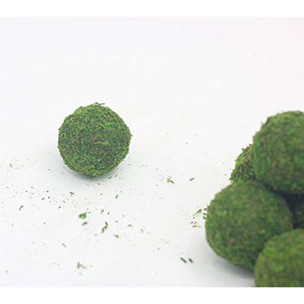 Nice purchase Handmade Natural Green Plant Moss Balls Decorative for Home Party Display Decor Props (2 in)