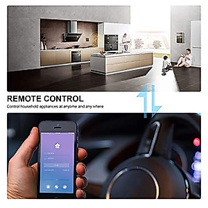 Smart Outdoor Plug, Smart WiFi Outdoor Plug Compatible with Alexa, Google Home and IFTTT, 2 Outlets, Timer and Remote Control, IP55 Waterproof, Smart Outdoor Switch with Energy Monitoring - Black