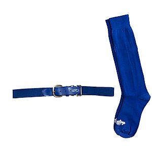 Rawlings Belt & Socks Combo | Baseball / Fastpitch Softball | Royal Blue | Large