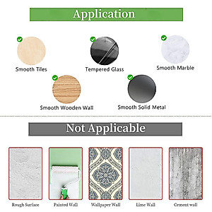 LUOTIVON 72 Pcs Plant Climbing Wall Fixture Clips, Plant Fixer Invisible Wall Vines Fixing Clips with 72 Pcs Acrylic Adhesive Sticker, Self-Adhesive Hook Plant Vine Support Holder