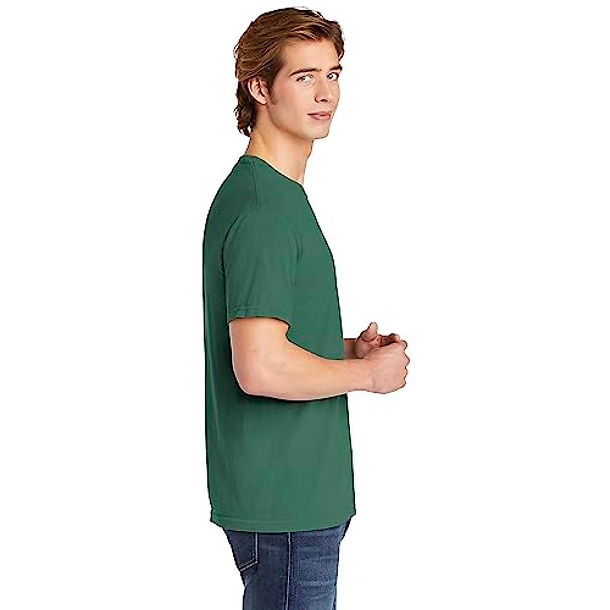 Comfort Colors by Chouinard Adult Ring-Spun Tee (Light Green) (XL)