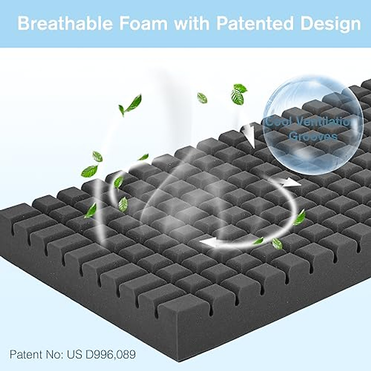 HAVARGO Outdoor Bench Cushions, Outdoor Swing Cushions 48X18 1500H Fade-Resistant Waterproof Outdoor Cushions for Patio Furniture Porch Swing Cushions Loveseat Cushions Dark Gray 1Pc