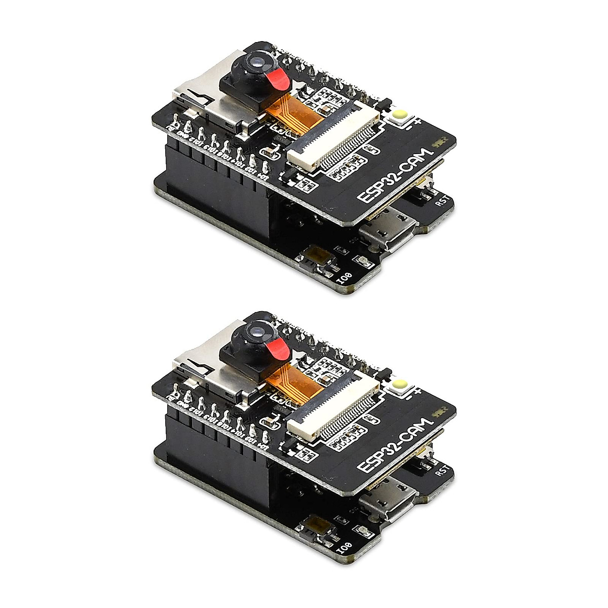 Aideepen ST Link V2 Programming Unit Mini Emulator Downloader M89 New (Random Color)+2 PCS ESP32-CAM W-BT Board