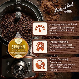 Boston’s Best Coffee - French Vanilla Coffee, Delicious Gourmet Coffee, Premium Ground Coffee, 11 oz. / 311 g Coffee Bag