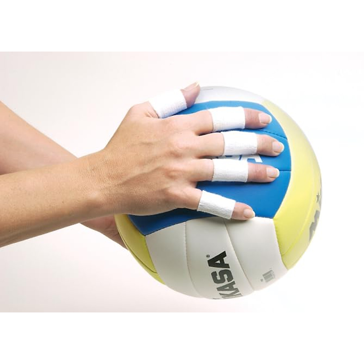 Tandem Sport Finger Supports - Elastic Finger Sleeves for Volleyball Support, Basketball Finger Sleeves and Finger Support for Sports - Reduces Swelling and Inflammation - Includes 10 Sleeves