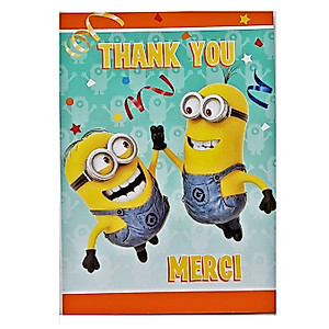Amscan Despicable Me Birthday Party Supplies Bundle Pack includes 24 Party Invitations and 24 Thank You Postcards