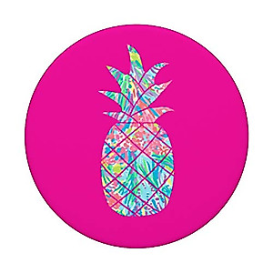 Pineapple Design with Vibrant Paisley like Colors PopSockets PopGrip: Swappable Grip for Phones & Tablets
