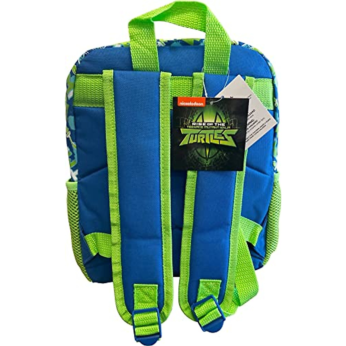 KBNL Ninja Turtles 12'' Toddler Size Backpack A19568, Blue and Red