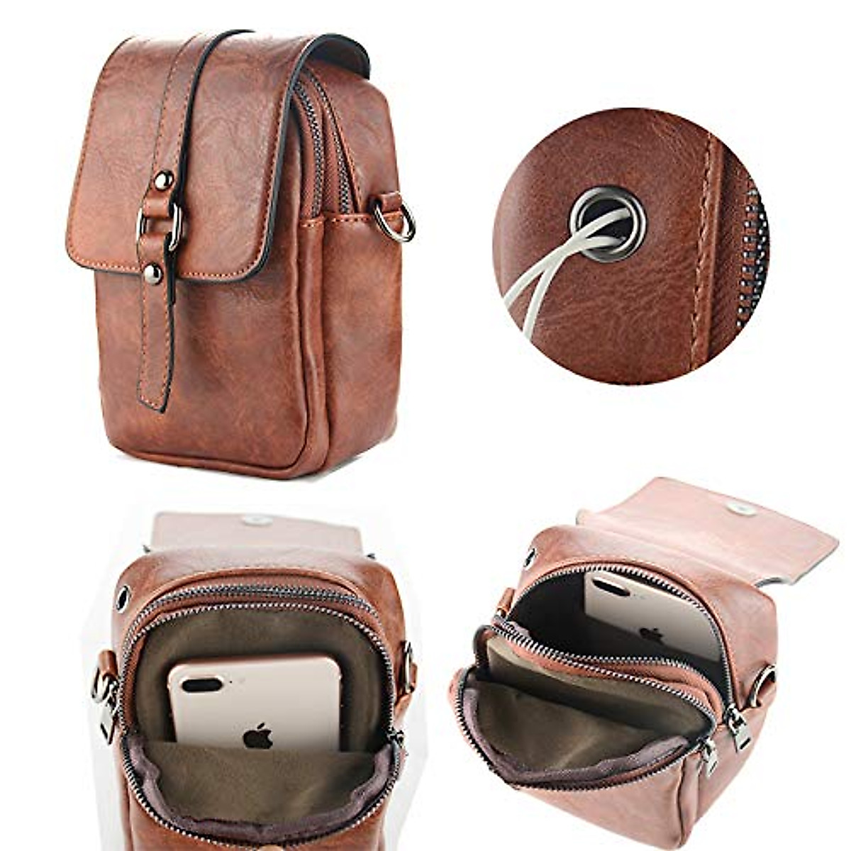Bausweety Women Crossbody Bag Cell Phone Cash Purse Shoulder Bag