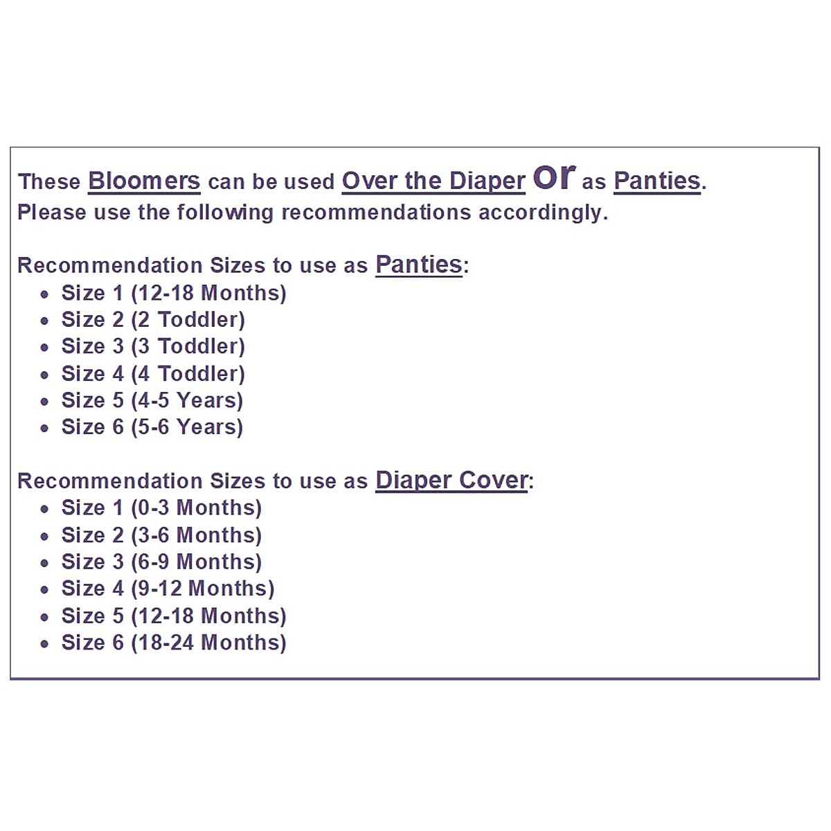 B-One Kids Baby Girls 100% Cotton Diaper Cover Bloomers 4 Pack (Size 2, Pastel)