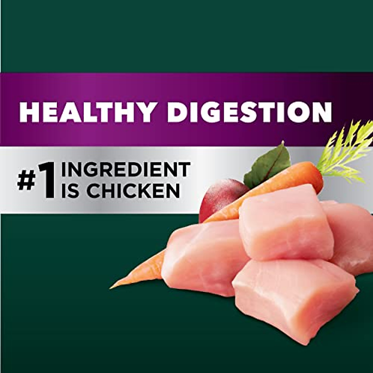 IAMS Advanced Health Adult Healthy Digestion Dry Dog Food with Real Chicken, 36 lb. Bag