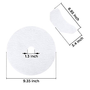 20Pcs Universal Cloth Dryer Exhaust Filters, Premium Quality Durable and Easy to Clean Dryer Lint Filter Compatible with Panda/Magic Chef/Sonya/Avant - 16 Exhaust Filters & 4 Air Intake Filters