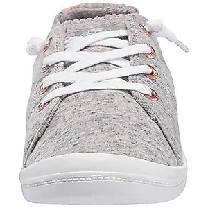 Roxy Women's Bayshore Slip On Sneaker Shoe, Dark Grey 20, 8.5 M US