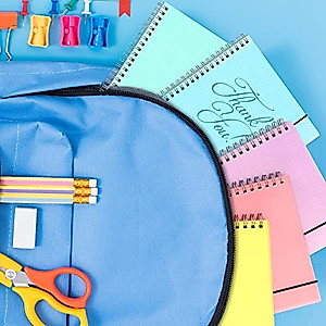 EOOUT 5 Pack Dotted Spiral Notebook, 5.7" x 8.3" Journal for Women, Thick Plastic Cover, 160 Pages, 100gsm, Back to School, Office, Artist Writing/Drawing (Candy Colors)