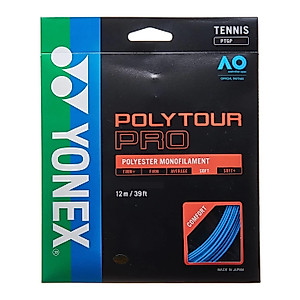 YONEX Polytour Pro 120 17 Gauge Polyester Tennis String Set (Flash Yellow)