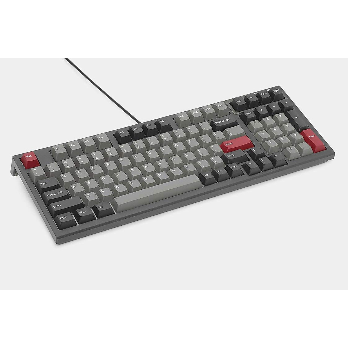 KPREPUBLIC Flesports FL980 Mechanical Gaming Keyboard Full RGB Backlit LED Computer Keyboard PBT Doubleshot keycap Hot Swappable Box Switch (Box Red Switch Edition x1, FL980 Keyboard x1)