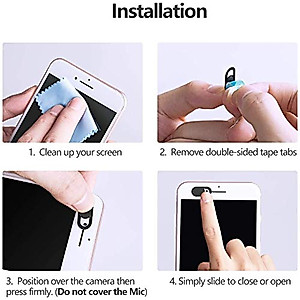 Gifts for Women,Webcam Cover Pink,Protecting Your Privacy Security & Shelter from Breath Lamp – Cute Pattern Design 丨 Fits Laptop & Desktop, PC – Ultrathin for ipad & ipadmini, iMac, Mac Mini(Flower)