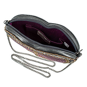 Mary Frances womens Love Crossbody Heart Handbag Sling Bag, Multi, Medium US