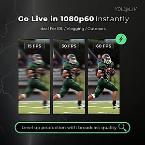 YoloLiv YoloBox Mini Ultra-Portable All-in-One Smart Live Streaming Encoder & Monitor…