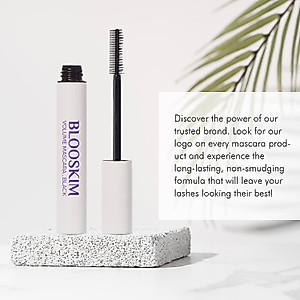 Mascara for Older Women 60 Plus, Prime Mascara, Lengthening & Strengthening Lash Mascara for Mature Women, Volumizing, Long Stay, Hypoallergenic Waterproof Mascara for women over 50 - Black 0.34 FL OZ