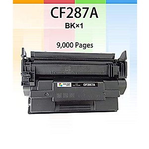 (Pack of 1) Compatible for HP 87A hp87A 287A CF287A Toner Cartridge (1-Black, HP287A) Replacement for Enterprise M506 M506dn M506x M506n M501dn M501n MFP M527dn M527z Printer, Sold by GTS