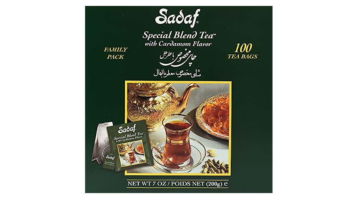 Sadaf Cardamom Tea Bags - Premium Ceylon Blend