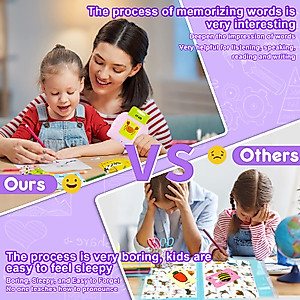 Yehtta Flash Cards for Toddlers 2 3 4 5 Year Old Boys and Girls, 224 Sight Words Talking Flash Cards, Sensory Toys for Autistic Children, Speech Therapy Toys for Kids Christmas Birthday Gifts