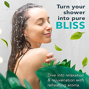 Shower Steamers Aromatherapy - USA Made with Natural Ingredients & Eucalyptus Essential Oil, Large Shower Bombs, Relaxation Spa Gifts for Women & Men, Unique Self Care Gifts