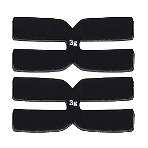 Lixada 6Pcs 3g Tennis Racket Weight Balance Strips Silicone Tennis Racquet Tapes