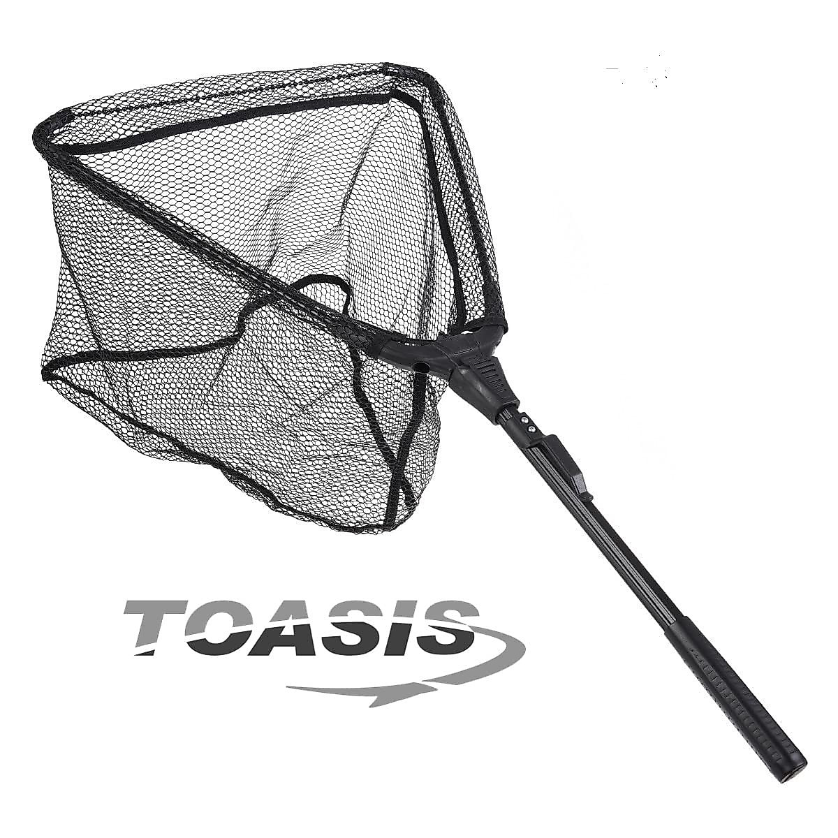 Toasis Fly Fishing Landing Net Small Size Nylon Mesh Trout Bass Catch and Release Net