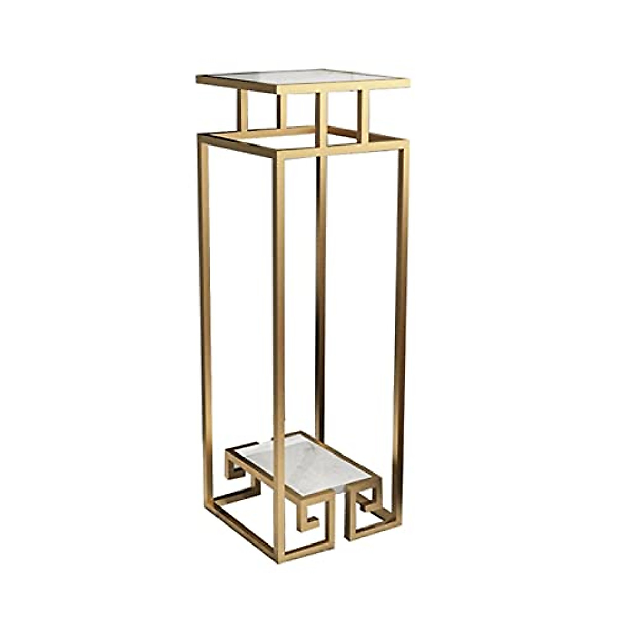 Bonsai Base Stand Plant Display Stand Indoor Flower Shelves Floor Type Iron Flower Stands Living Room Flower Pot Decoration Shelves Display Stand Base (Size : Small)